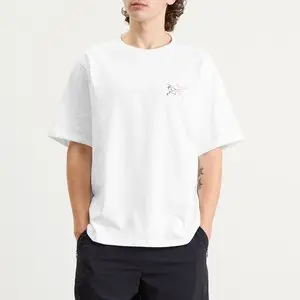 Arc'Teryx Kragg Cotton Logo T-Shirt - White Light/Soul | Editorialist
